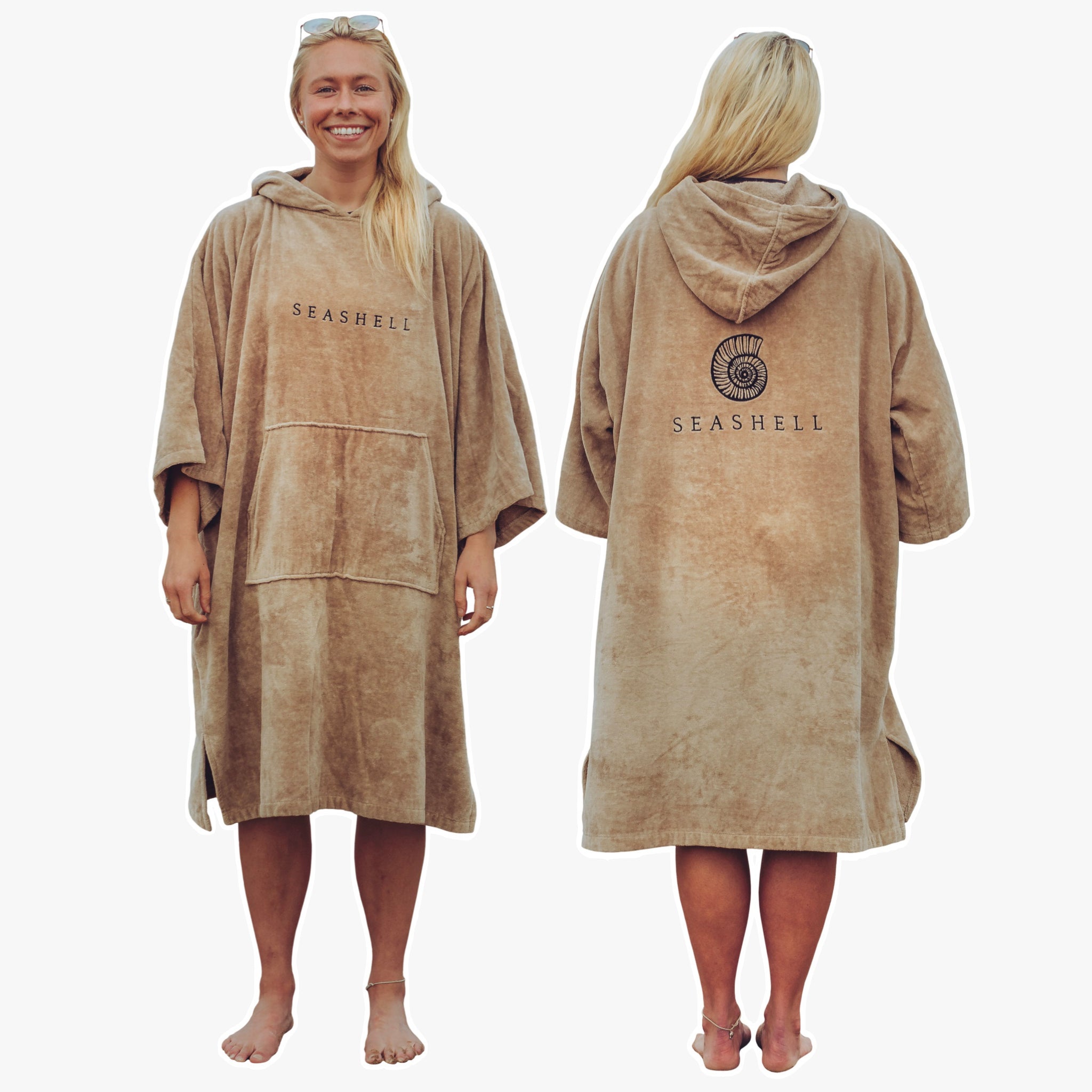 Seashell Towelling Robe - Seashell Clothing – SEASHELL®